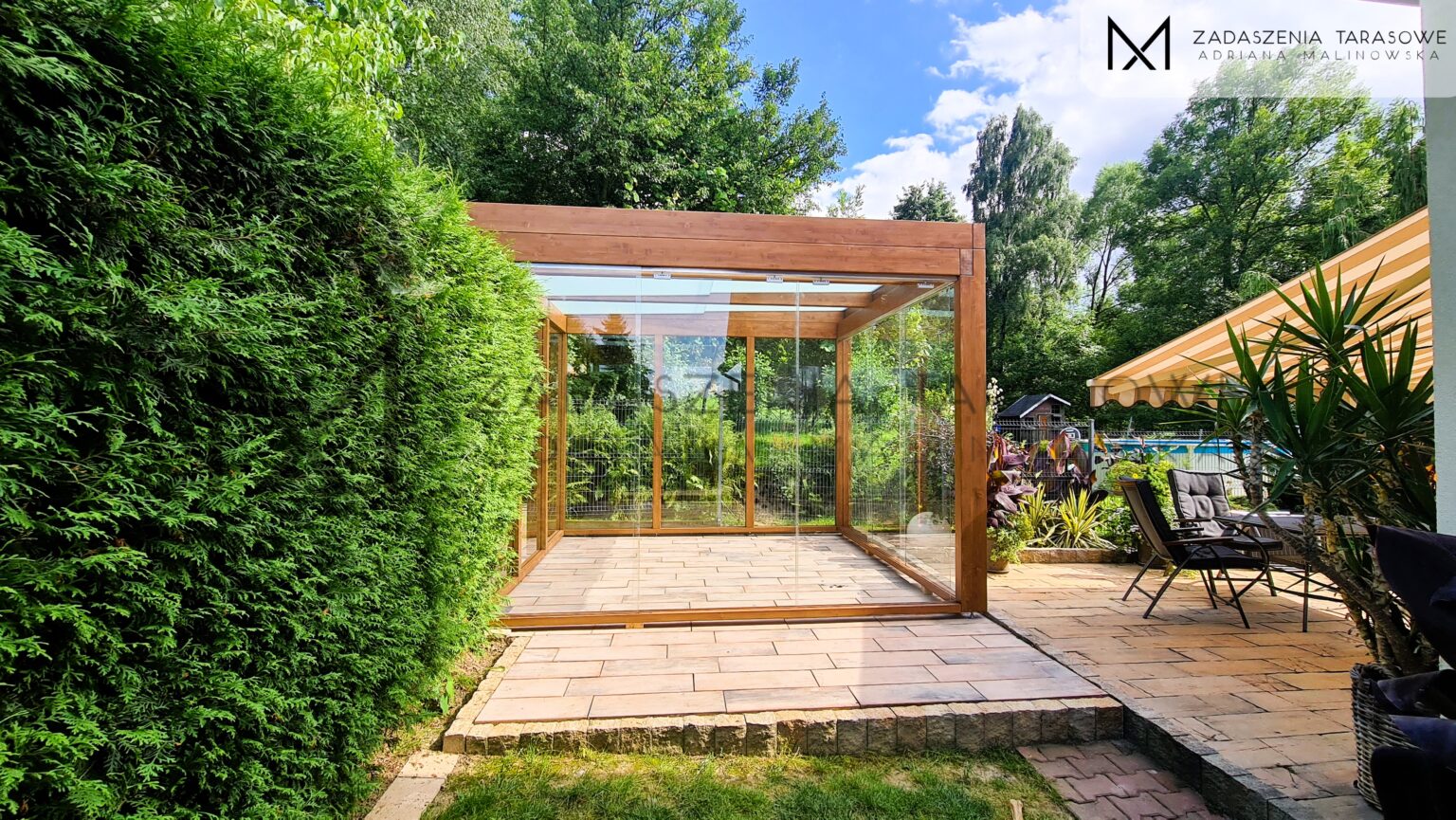 Altana do jacuzzi | Nowoczesna pergola