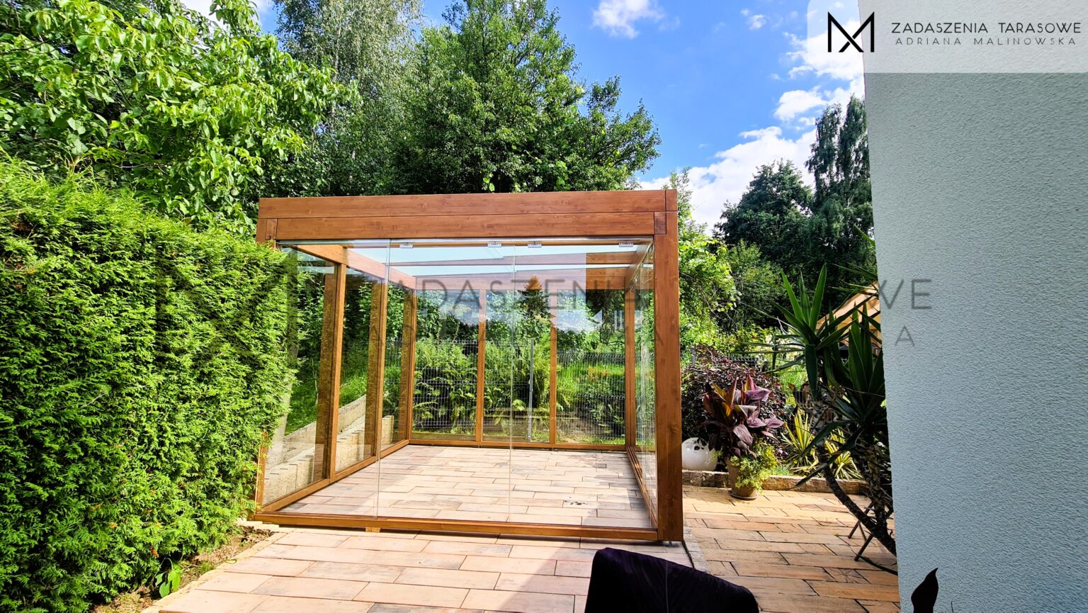 Altana do jacuzzi | Nowoczesna pergola