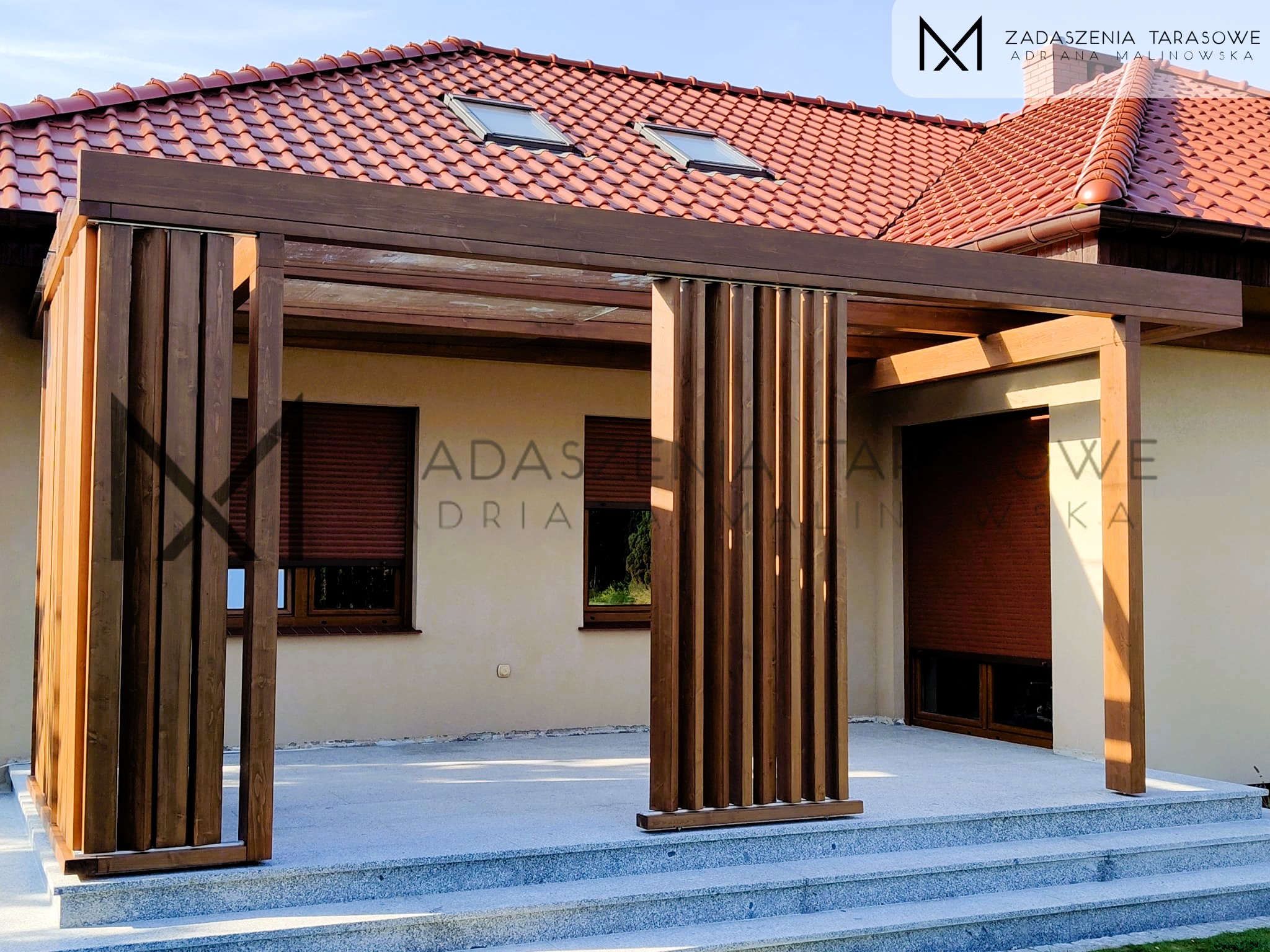 Zadaszenie i altana na jacuzzi - Nowoczesna Pergola